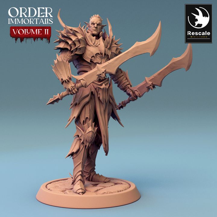 3D Printable Pack Immortalis Knight Draven Evernight by Rescale Miniatures