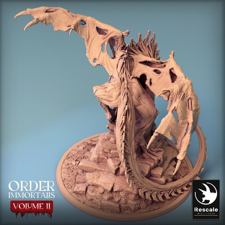 3D Printable Pack Immortalis Dragon by Rescale Miniatures