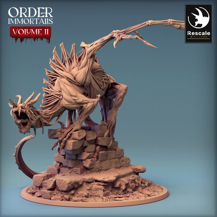 3D Printable Pack Immortalis Dragon by Rescale Miniatures
