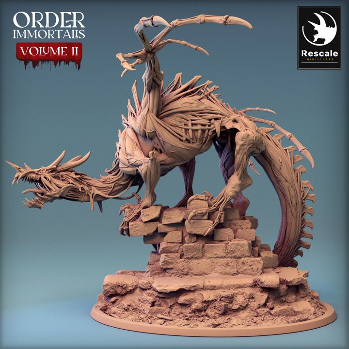 3D Printable Pack Immortalis Dragon by Rescale Miniatures