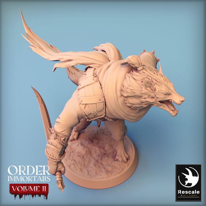 3D Printable Pack WereWolf by Rescale Miniatures