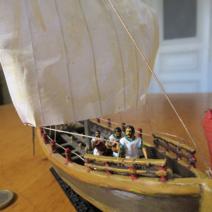 3D Printable Small Greek Trader, 300-400 BC by Alf Scherer