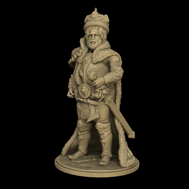 3D Printable King by MiniaturesCraze