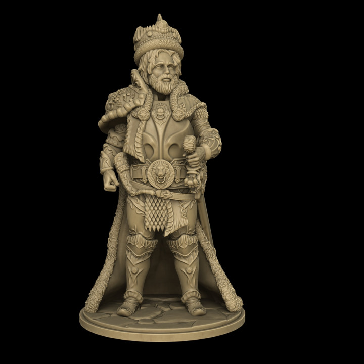 3D Printable King by MiniaturesCraze