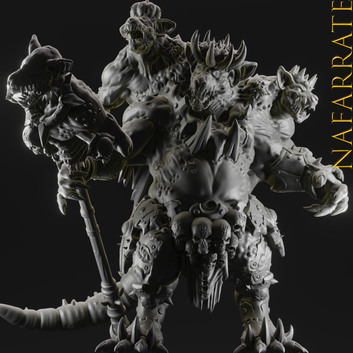 3D Printable Rat King by Nafarrate Designs