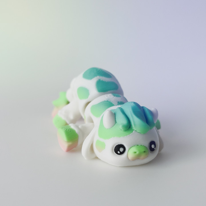 3D Printable Cow Flexi by Layersingreen