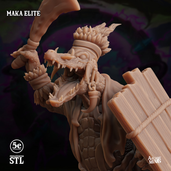 3D Printable Maka Elite by Sordane Publishing