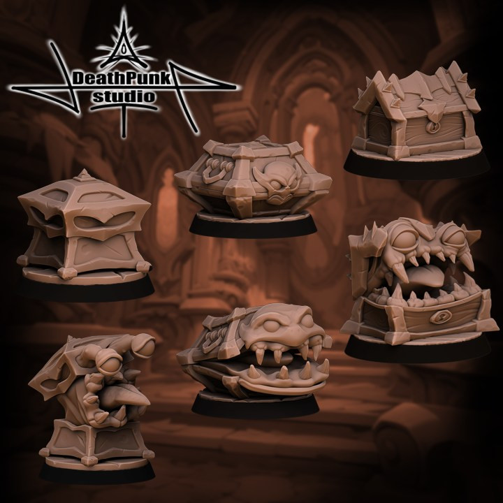 3D Printable Mimics : Set 1 by Deathpunk Studio