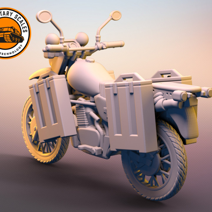 3D Printable Harley Davidson Enduro 500 military by MilitaryScales