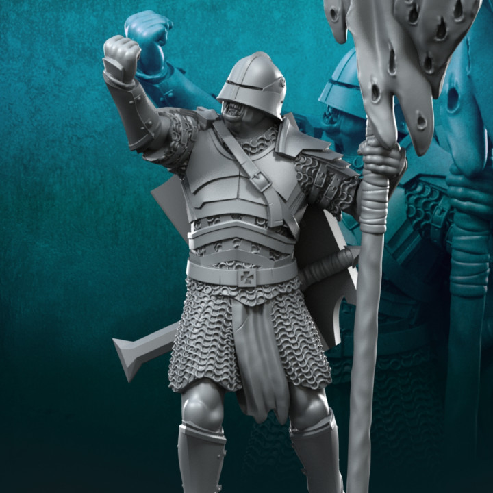 3D Printable New Blood-Handed Banner Pose | Blood-Handed Orcs | Fantasy ...