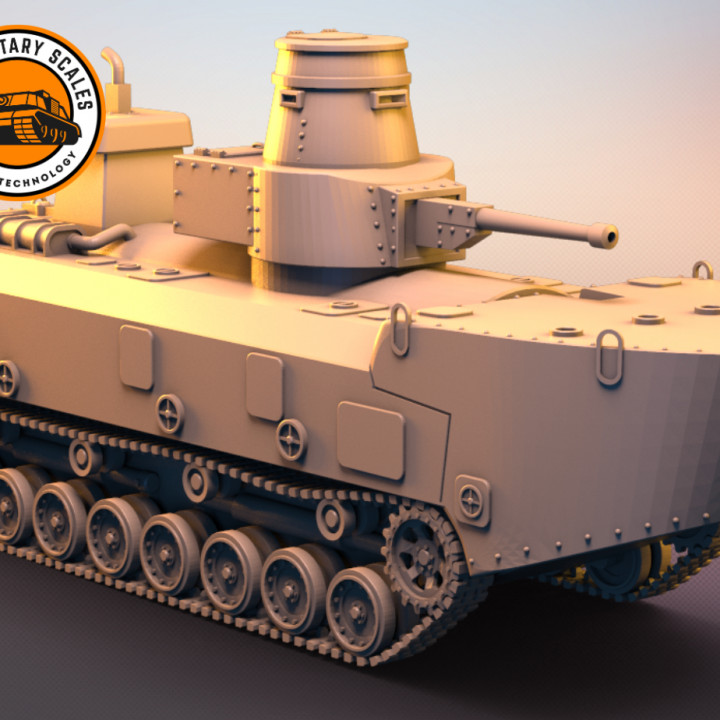 3D Printable Ka-Chi Type 3 by MilitaryScales