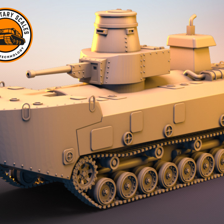 3D Printable Ka-Chi Type 3 by MilitaryScales