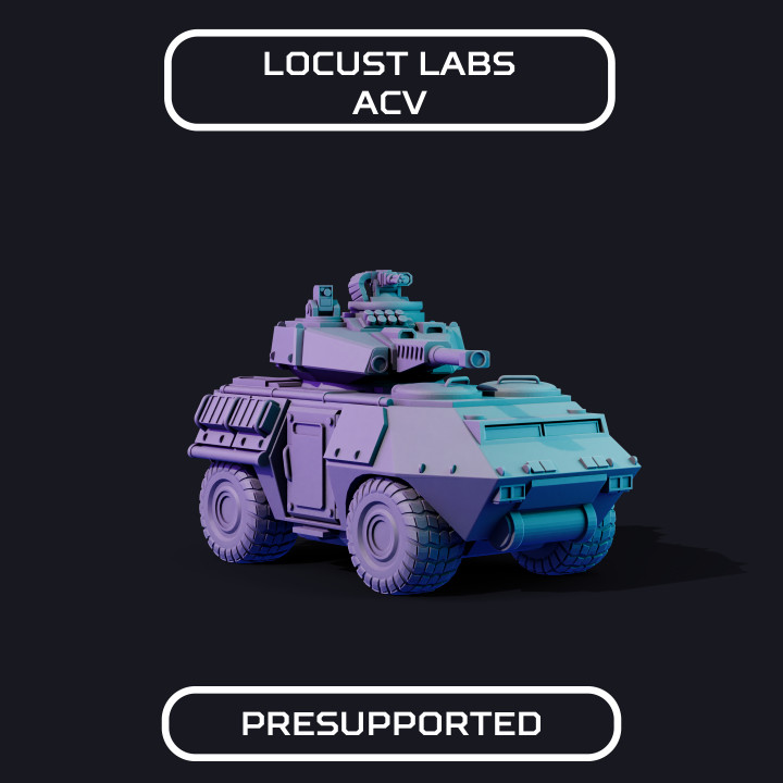 3D Printable 6MM ACV by Locust_Labs