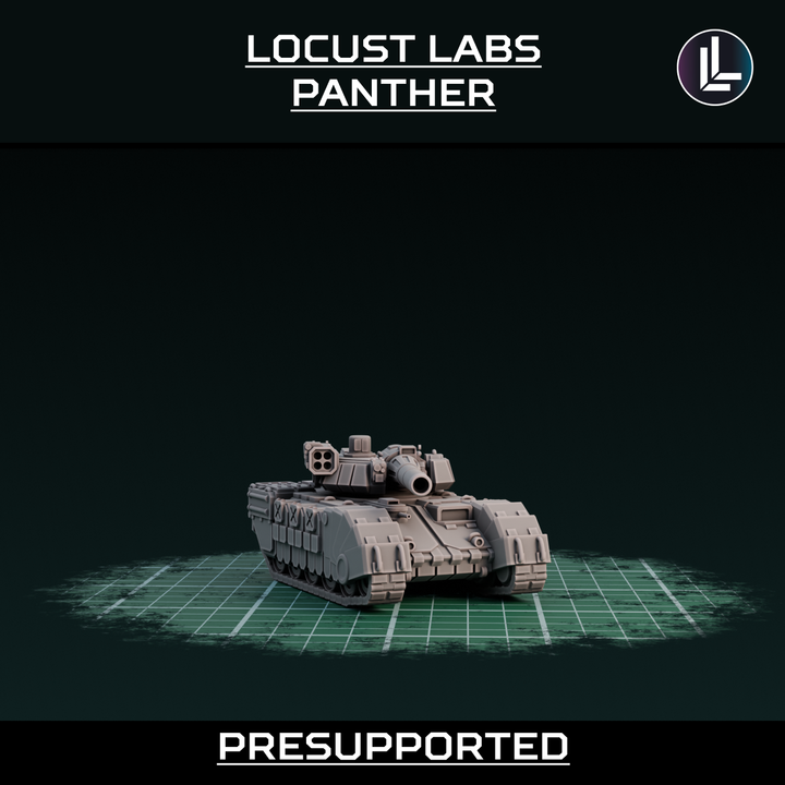 3D Printable 6MM Panther by Locust_Labs