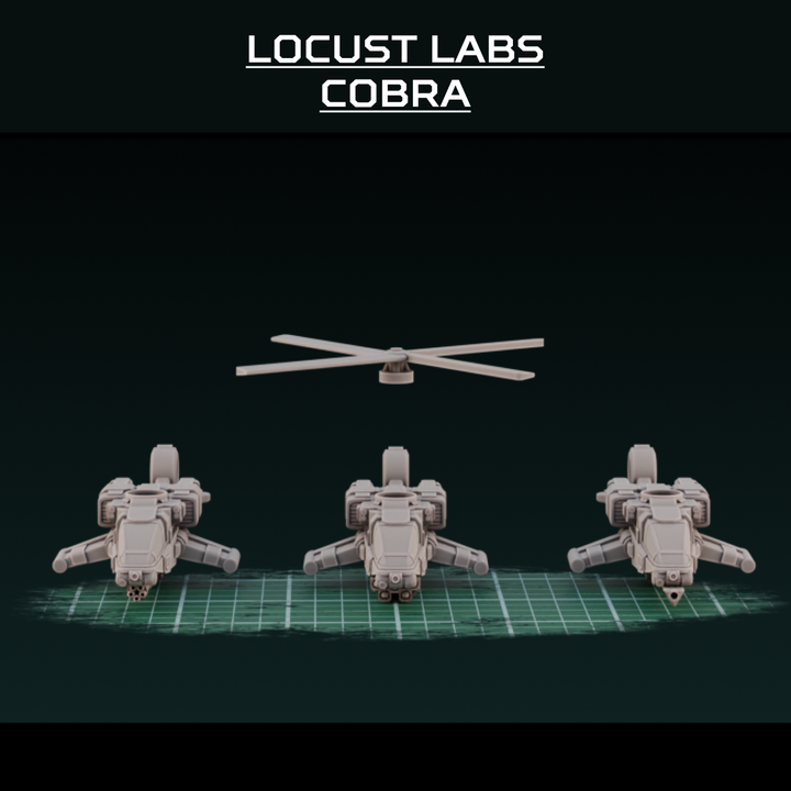 3D Printable 6MM Cobra by Locust_Labs