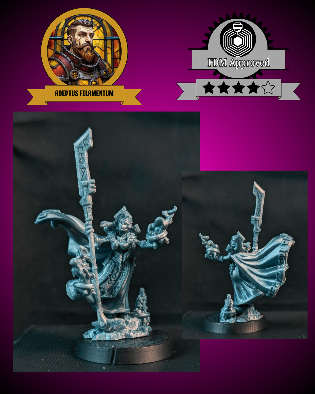 3D Printable GREATER GOOD AETHERIAL THE ELEMENTAL CALLER by Wargame ...