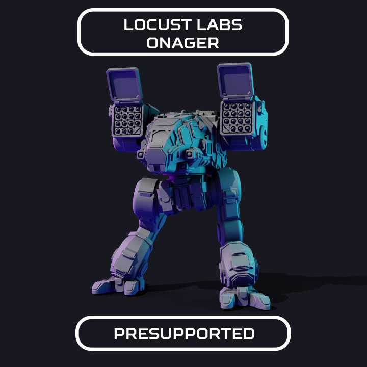 3D Printable 6MM A1-Onager by Locust_Labs