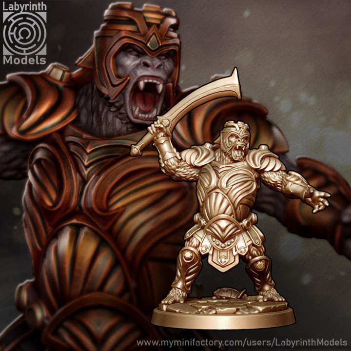 3D Printable Conquerors - 32mm scale by Labyrinth Models