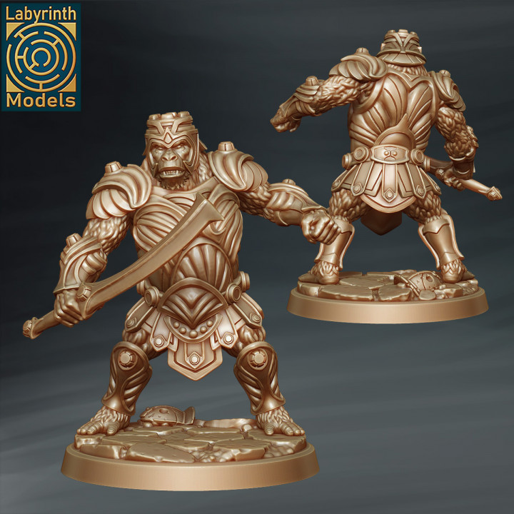 3D Printable Conquerors - 32mm scale by Labyrinth Models