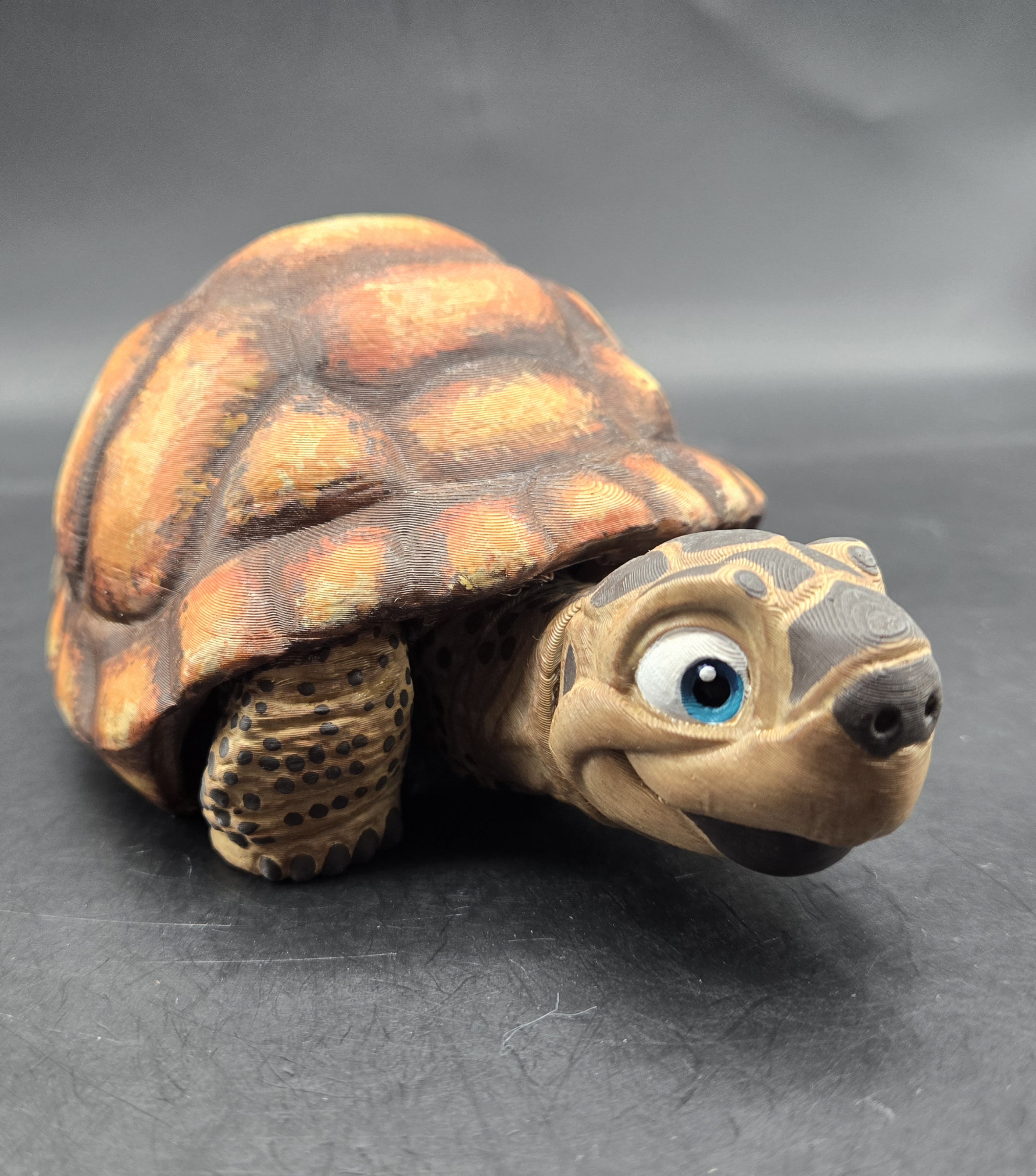 3D Printable Tortoise, Articulated fidget, Print-In-Place, Cute Turtle ...
