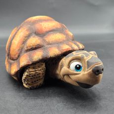 3D Printable Tortoise, Articulated fidget, Print-In-Place, Cute Turtle ...