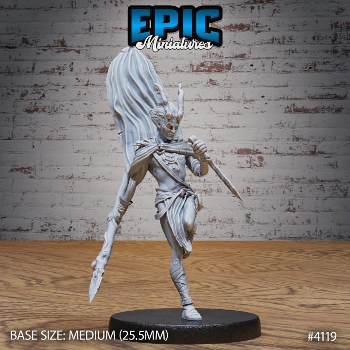 3D Printable Elf Beast Tamer Attack / Elvish Warrior / Nature Guard ...
