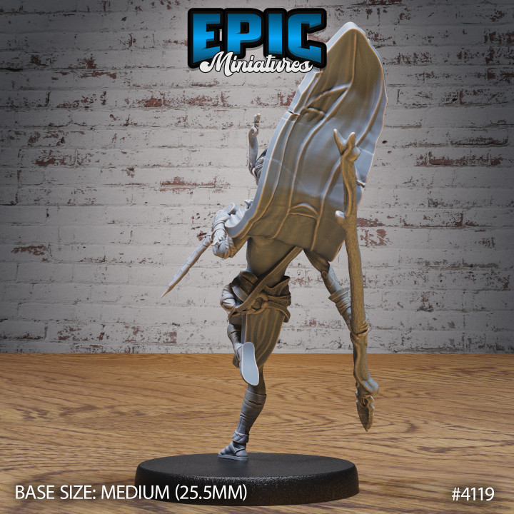 3D Printable Elf Beast Tamer Attack / Elvish Warrior / Nature Guard ...