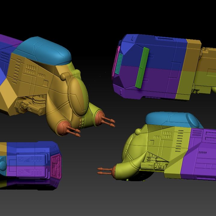 3D Printable Multitroop Transport MTT by Óscar Martínez
