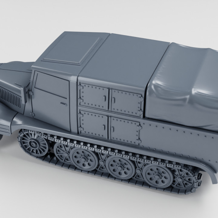 3D Printable 37M Hansa Lloyd Artillery tractor (Hungary, WW2) by Wargame3d