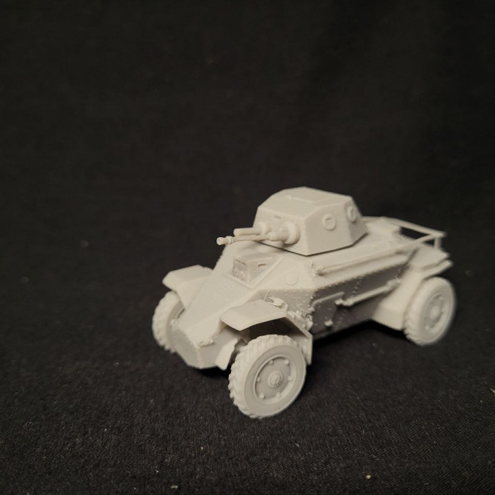 3D Printable 39M and 40M Csaba Armoured Cars + 3 Tankmen (Hungary, WW2 ...