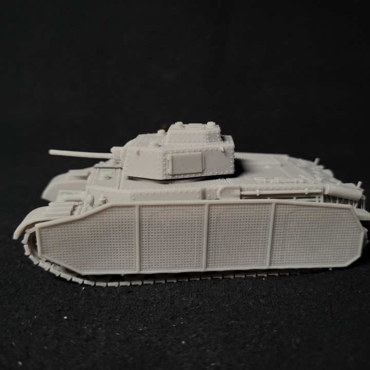 3D Printable 40M Turan I (40mm gun)+41M Turan II (75mm gun) + 3 Tankmen ...