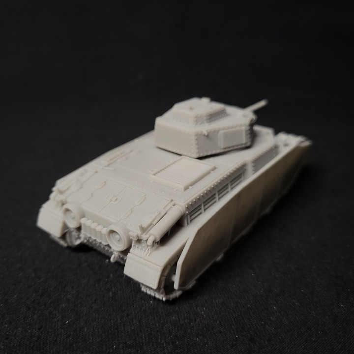 3D Printable 40M Turan I (40mm gun)+41M Turan II (75mm gun) + 3 Tankmen ...