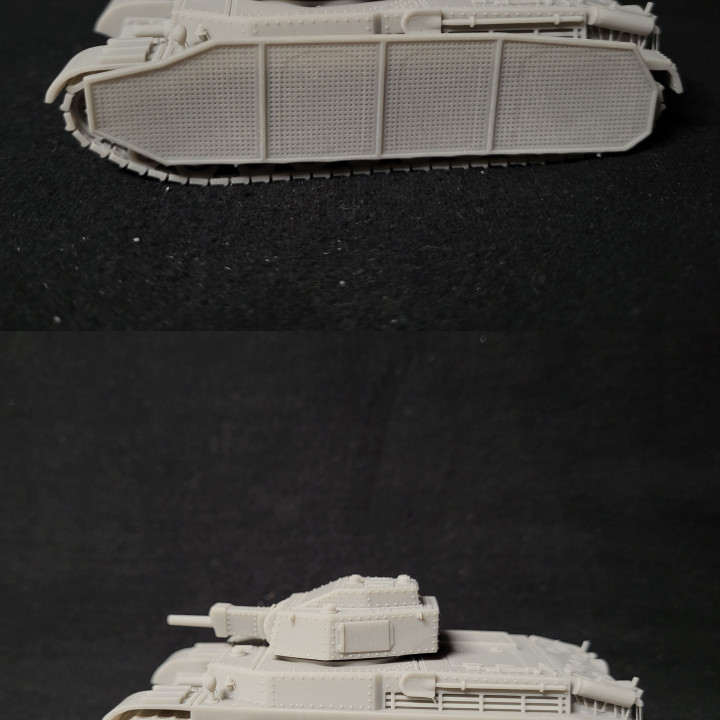 3D Printable 40M Turan I (40mm gun)+41M Turan II (75mm gun) + 3 Tankmen ...