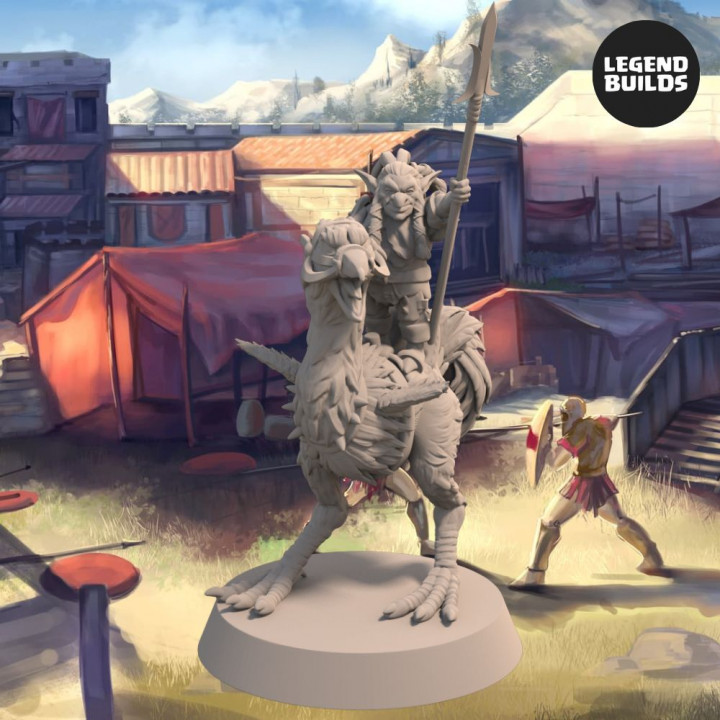 3D Printable Nikta Scarebird Riders Bundle (3 unique miniatures) - 3D ...