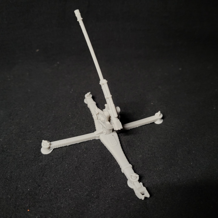 3D Printable Bofors 80mm 29/38M AA Gun (Sweden+Hungary, WW2) by Wargame3d