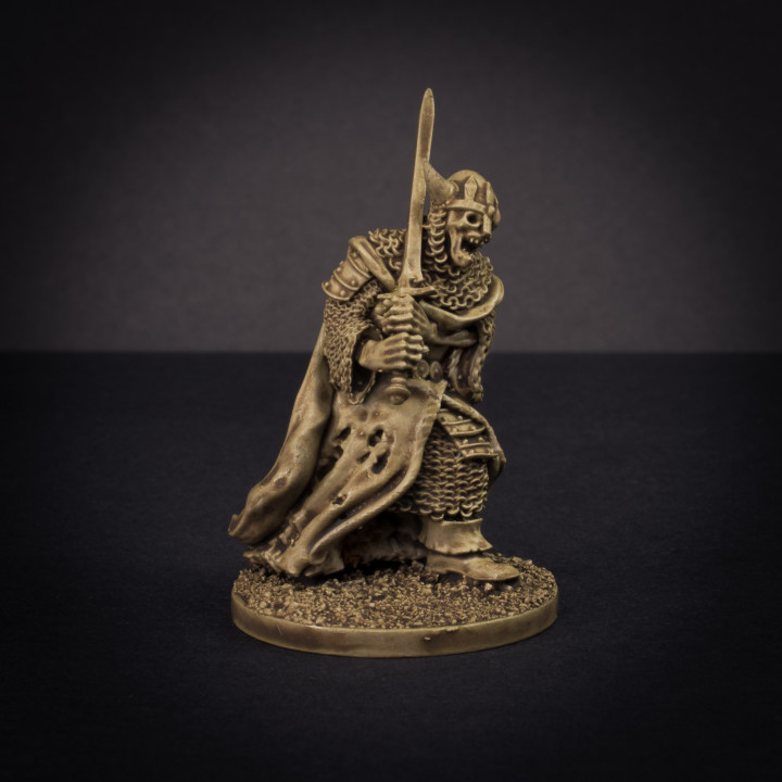 3D Printable Undead Champion Krell by Knucklebones Miniatures