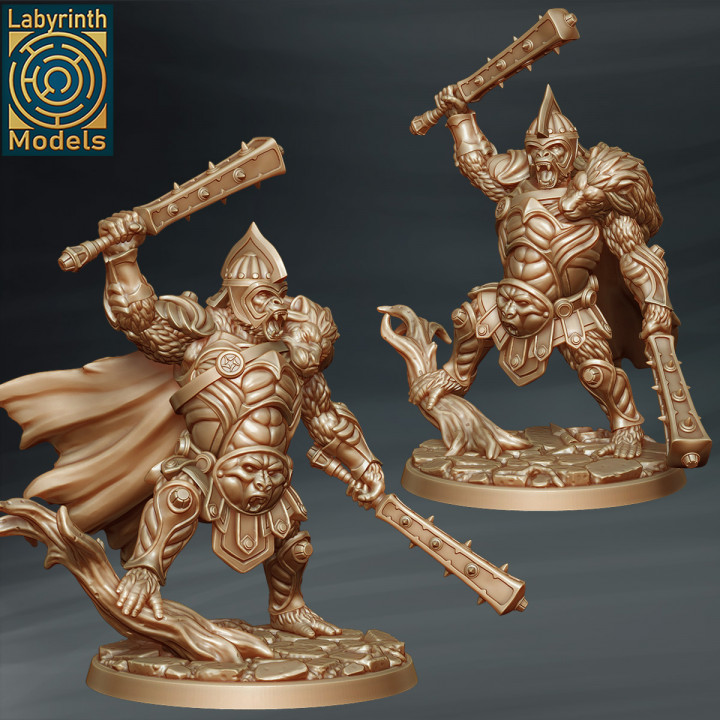3D Printable Tyrant - 32mm scale by Labyrinth Models