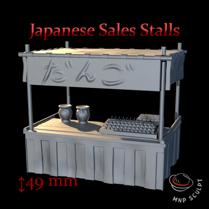 3D Printable Japanese Festival Stall by MNP Sculpt