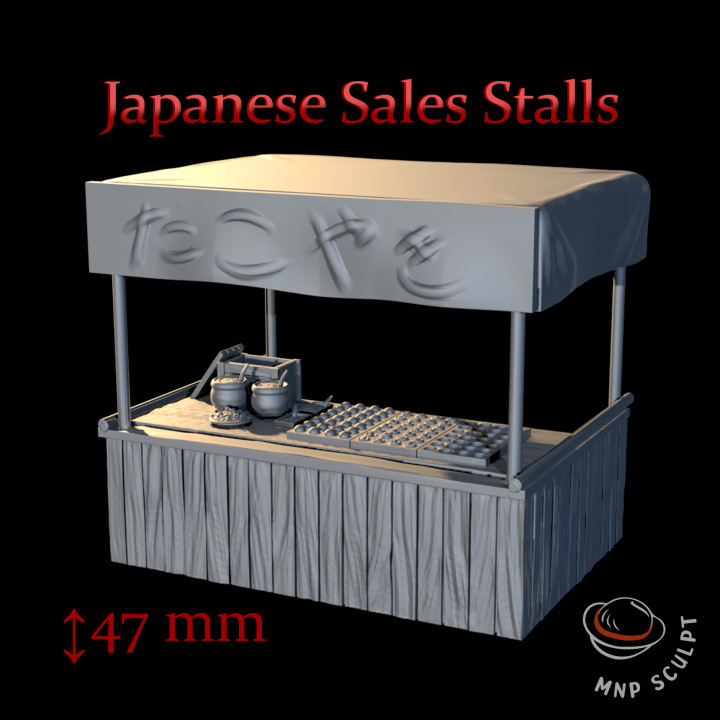 3D Printable Japanese Festival Stall by MNP Sculpt
