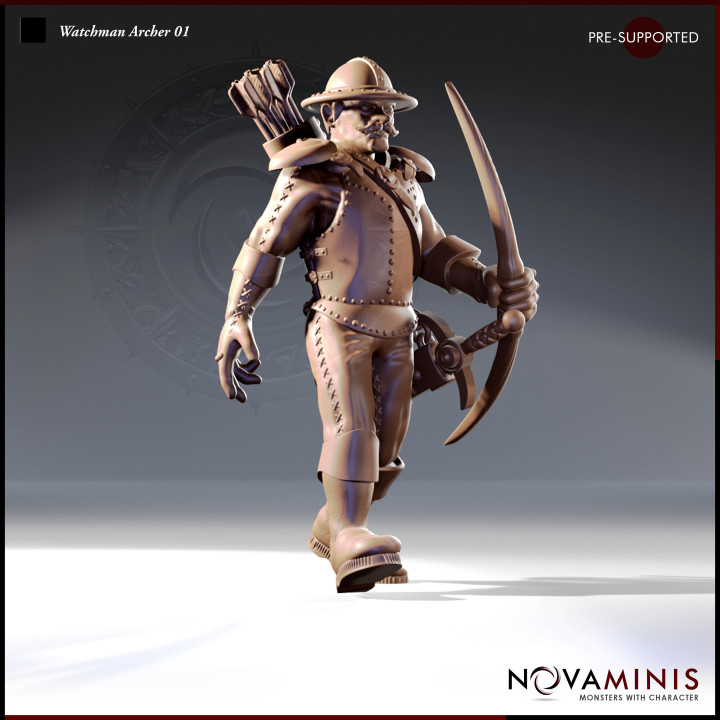 3D Printable Watchman Archer 01 by NOVAMINIS