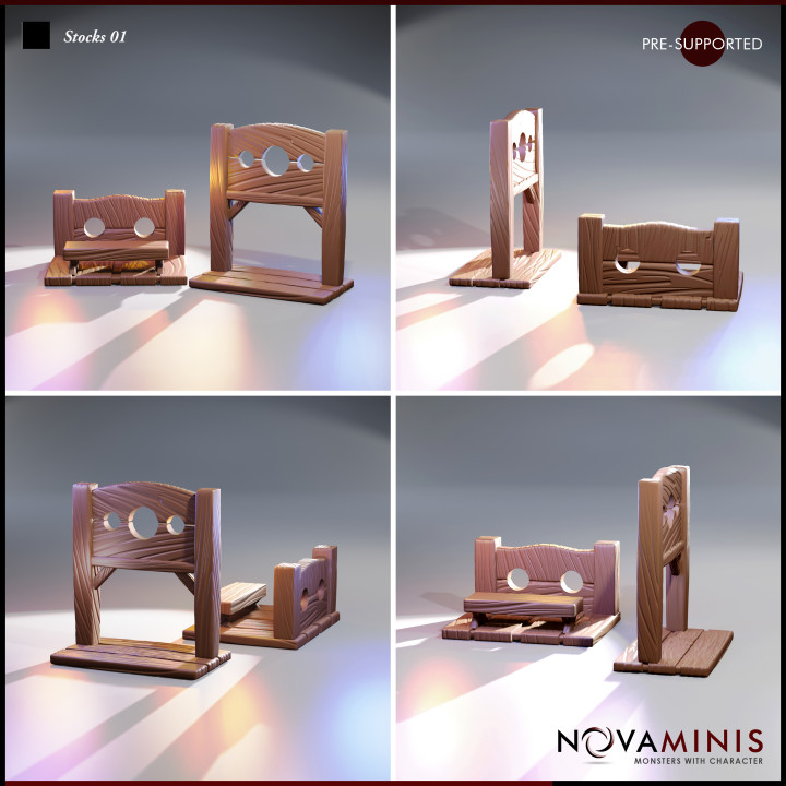 3D Printable Stocks 01 by NOVAMINIS