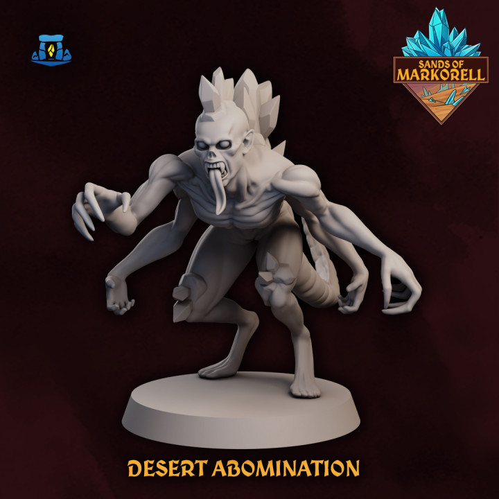3D Printable Crystal Desert Abominations. by Wishgate-Studio