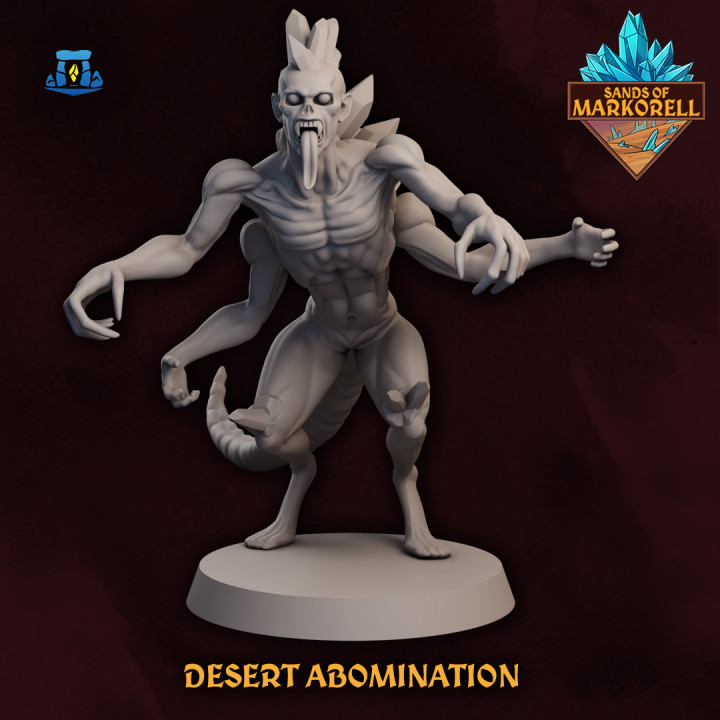 3D Printable Crystal Desert Abominations. by Wishgate-Studio