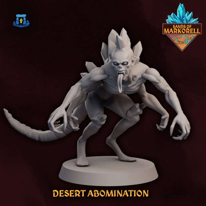 3D Printable Crystal Desert Abominations. by Wishgate-Studio