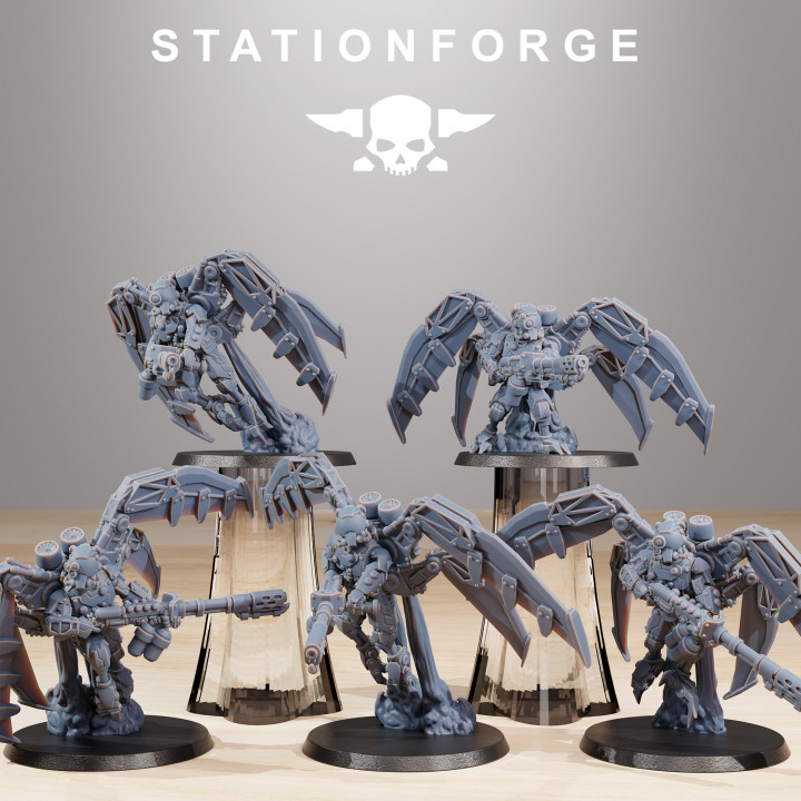 3D Printable Scavenger Strikers (10 minis) by Station Forge