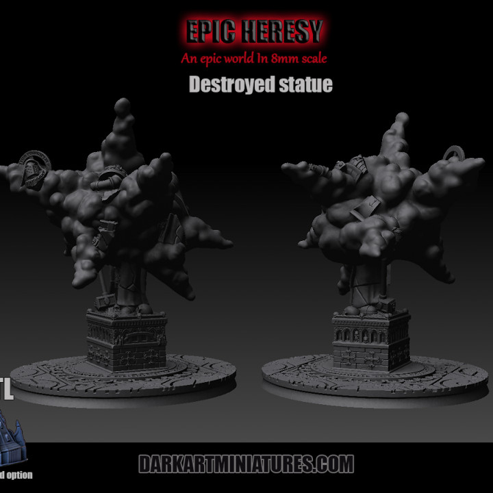 3D Printable Epic Heresy: 40mm Flyer bases (cinematic) by Klaus Teschner
