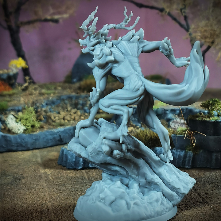 3D Printable Lycan-Deer | Were-Fox-Deer Mythical Hybrid Monster by The ...