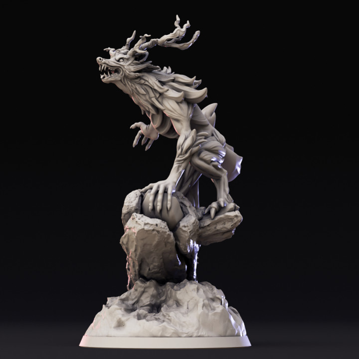 3D Printable Lycan-Deer | Were-Fox-Deer Mythical Hybrid Monster by The ...