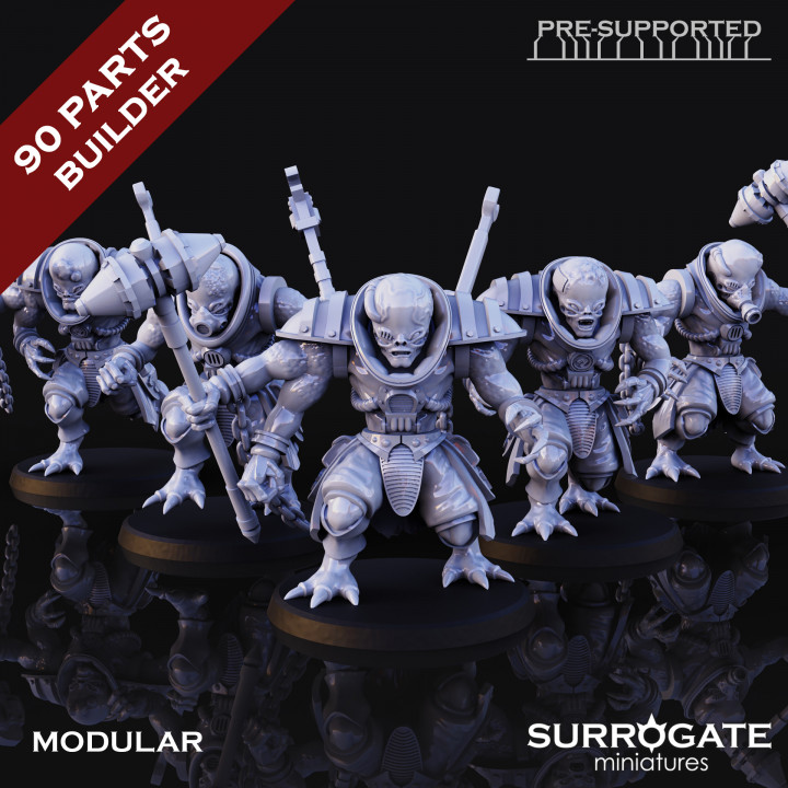 3D Printable BIohackers Bio Overloaders, Surrogate Miniatures January ...