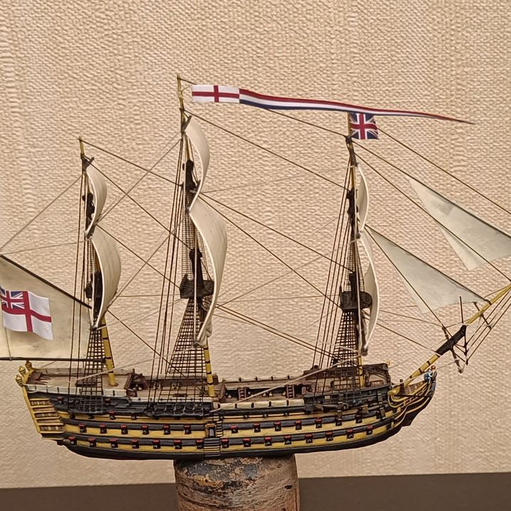 3D Printable HMS VICTORY GB British 1st/2nd rates HMS Victory (1805 ...